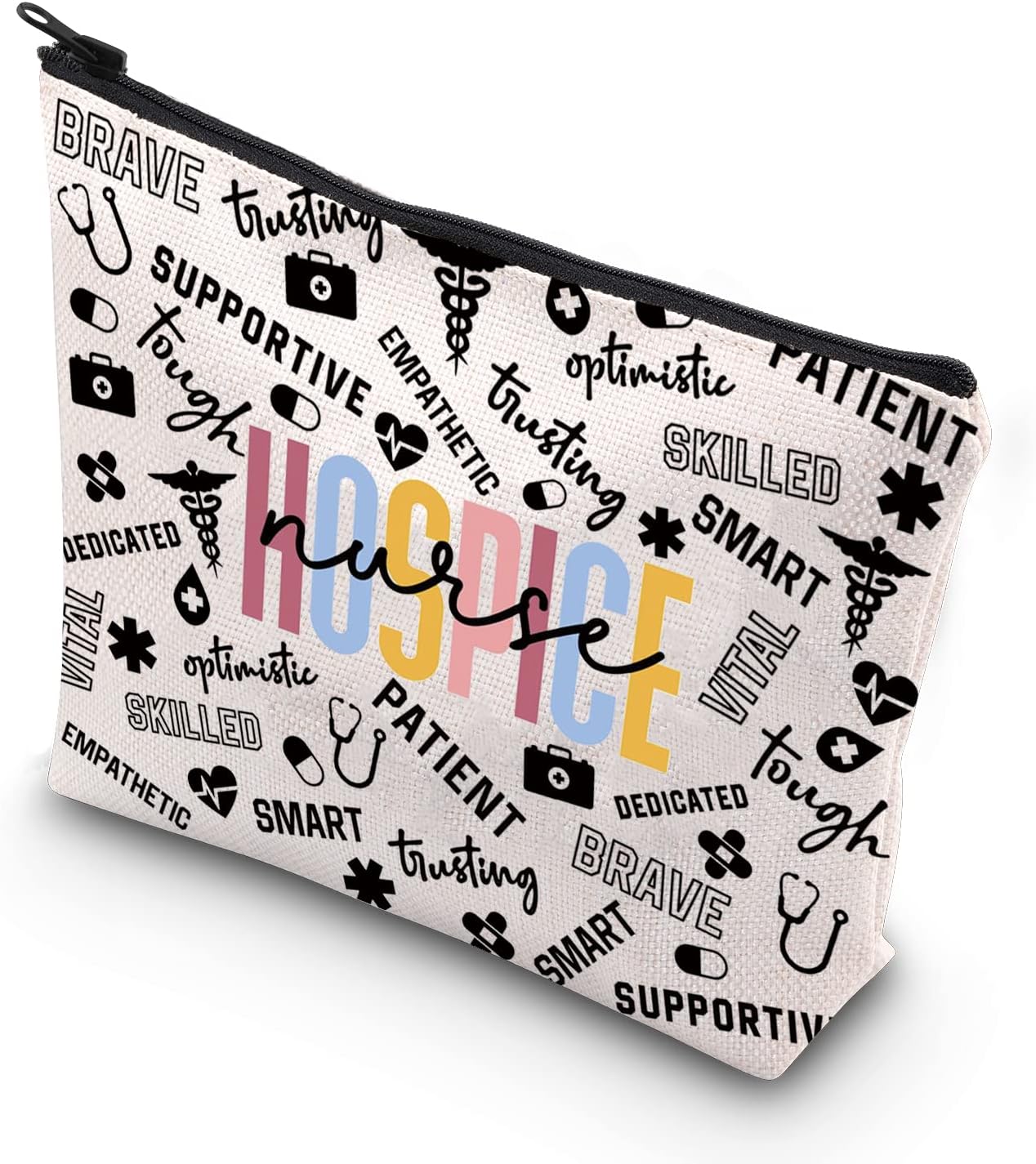 Amazon.com: TSOTMO Hospice Nurse Makeup Bag Nurse Thank You Gift ...