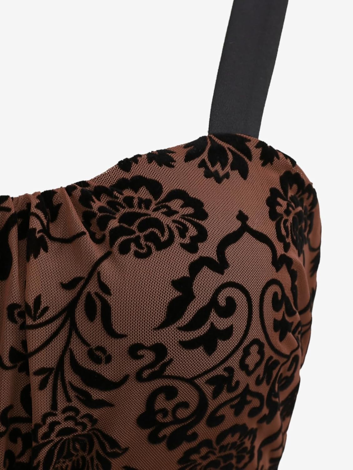 ローズギャル Rosegal レディース プラスサイズ ゴシックドレス レイヤードルーシュメッシュバックレスドレス