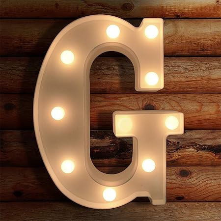 Amazon.com: Pooqla LED Marquee Letter Lights Sign, Light Up Alphabet ...