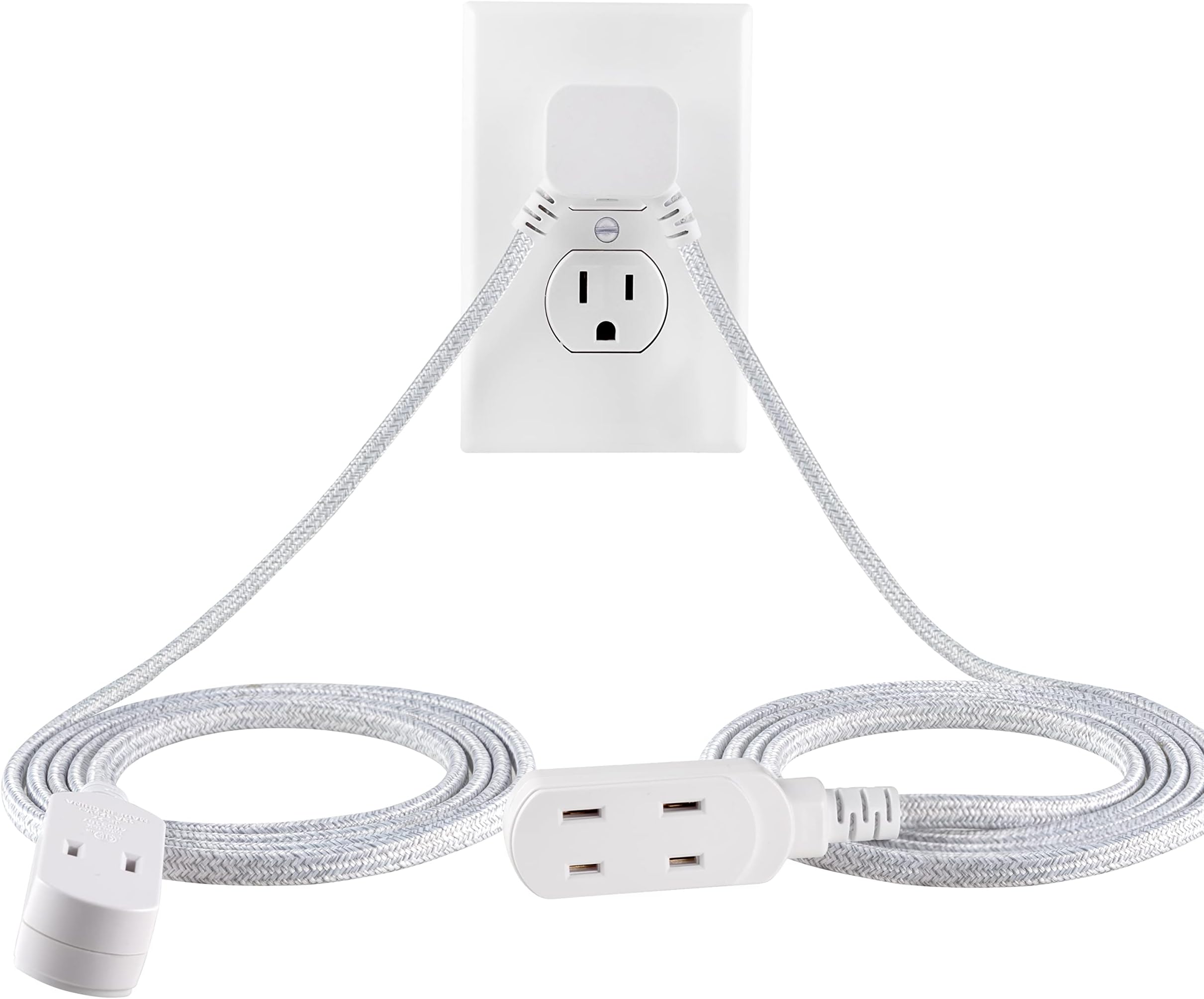 Collections Etc Double Ended Extension Cord, White - Amazon.com