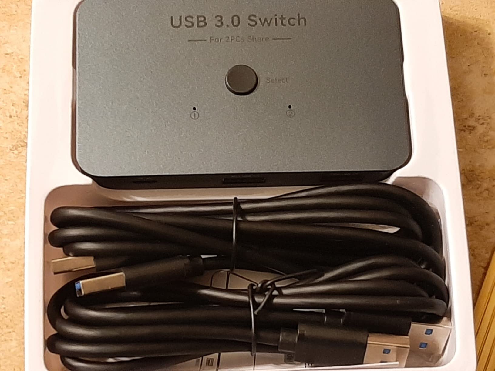 $3/mo - Finance USB Switch, ABLEWE Aluminum USB 3.0 Switcher 2 ...
