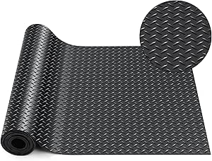 Amazon.com: Breling 16 in x 20 ft Rubber Diamond Plate Rolls Garage ...