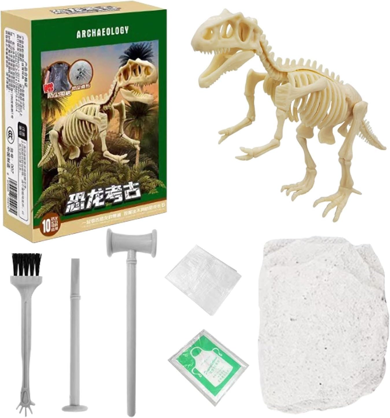 Generic Dinosaur Fossil Digging Kit, Dinosaur Skeleton Model Kit ...
