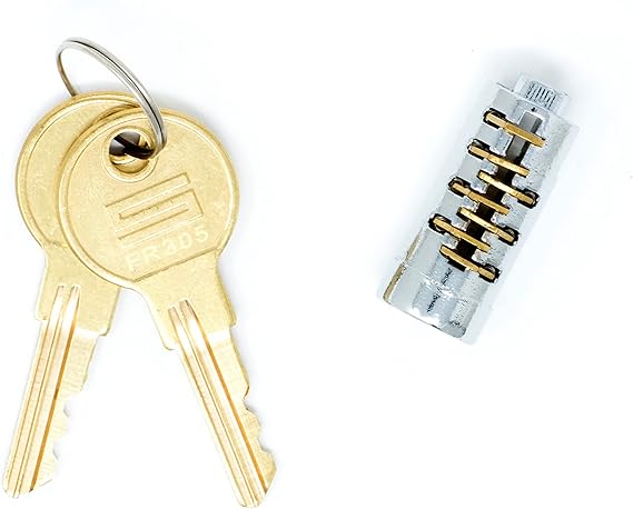 Amazon.com: Steelcase FR354 Lock Core Kit with 2 Keys - Chrome : Tools ...