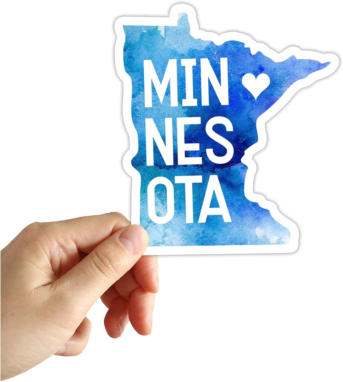 Amazon.com: Minnesota Sticker MN State Love Stickers Water Bottle ...