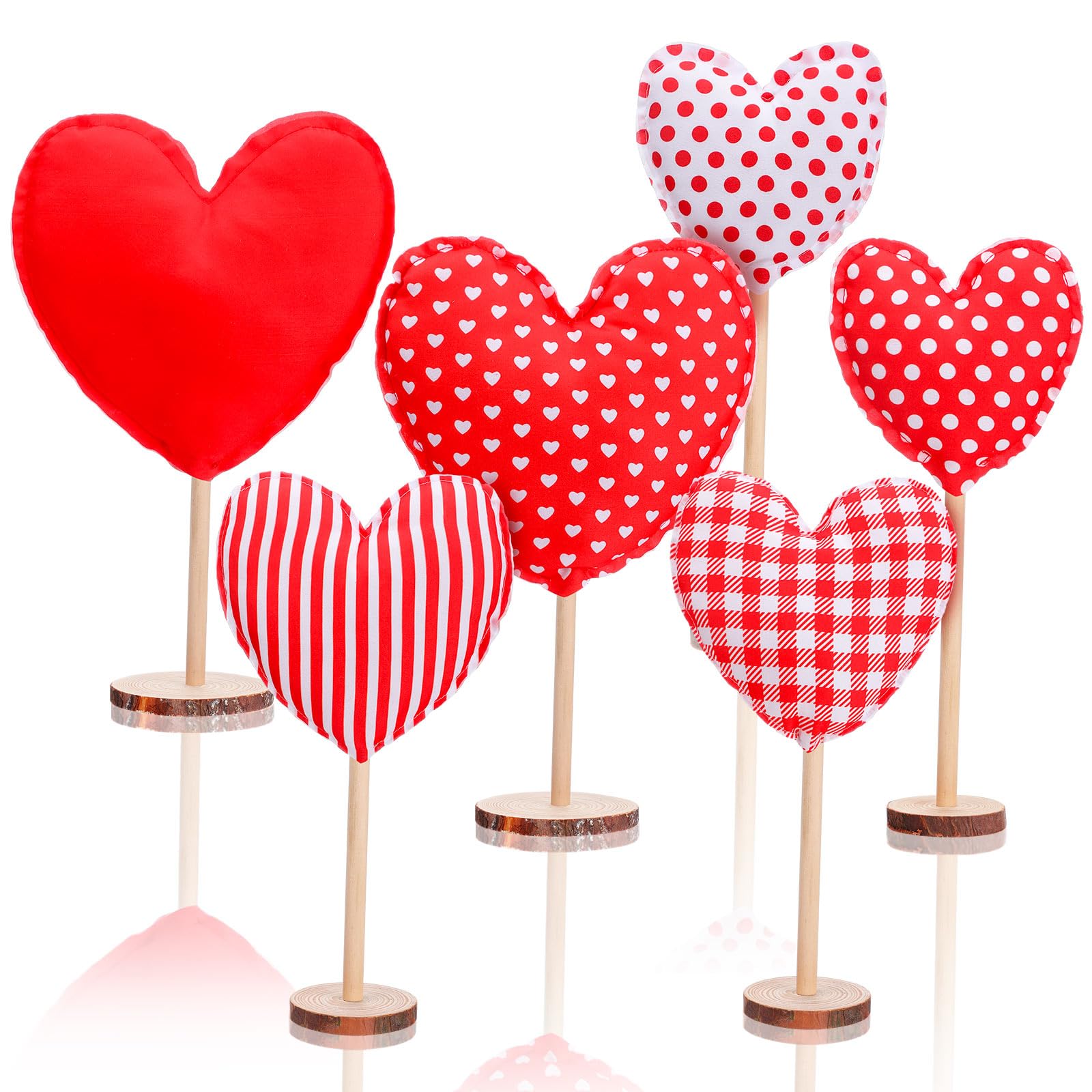 Hickory Wood Heart Table