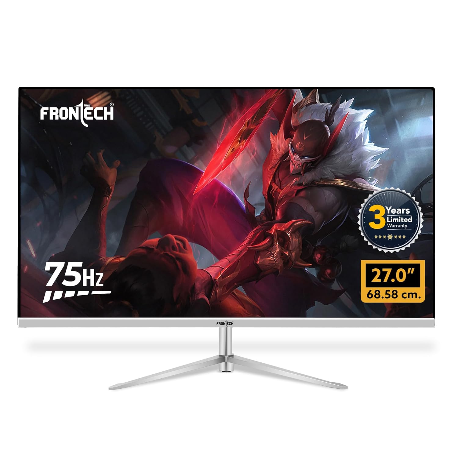 FRONTECH Gaming 27 Inch Curved LED Monitor| Refresh Rate 100Hz, VA ...