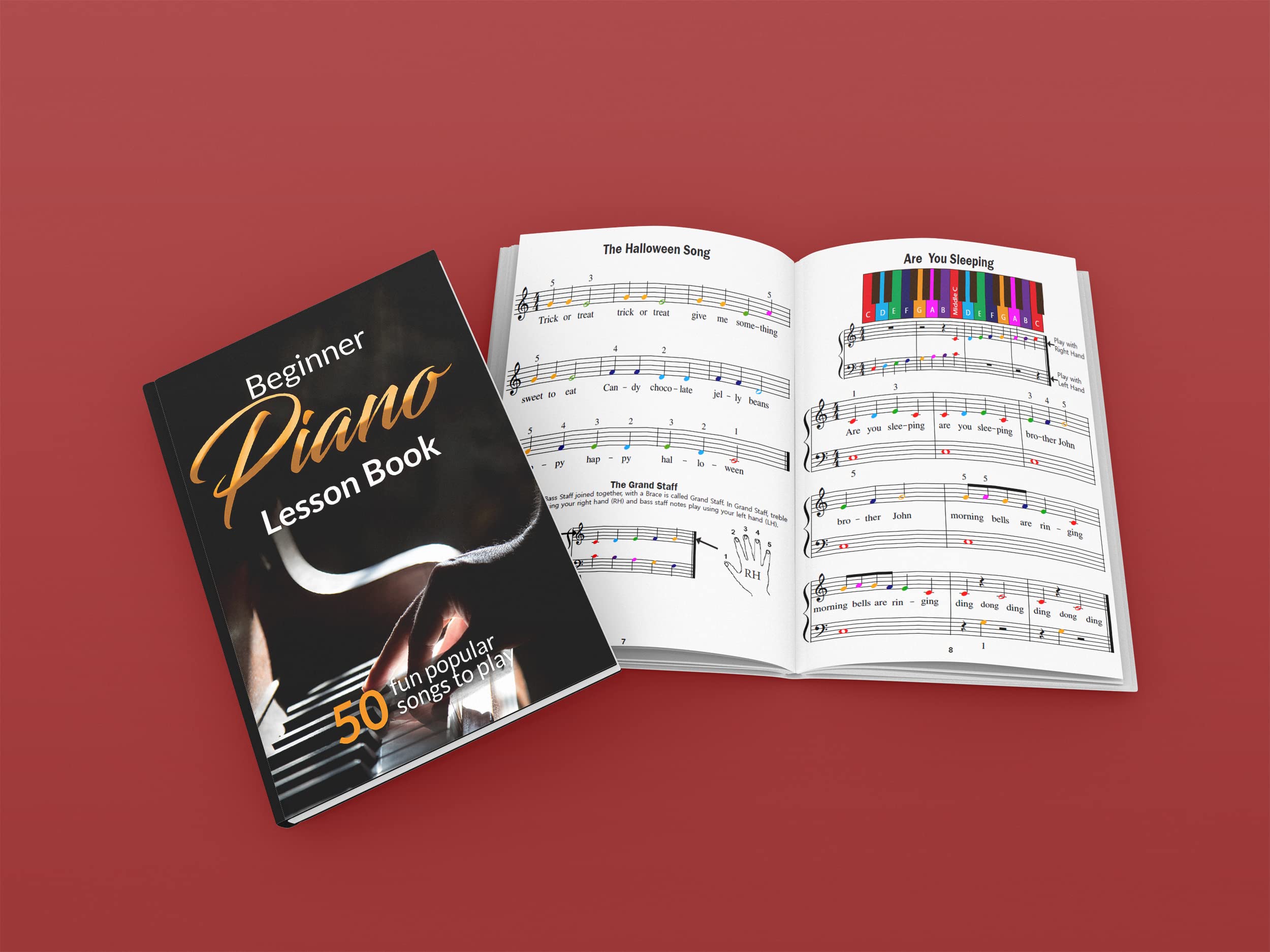 Snapklik.com : Beginner Piano Lesson Book, Suitable For All Levels ...