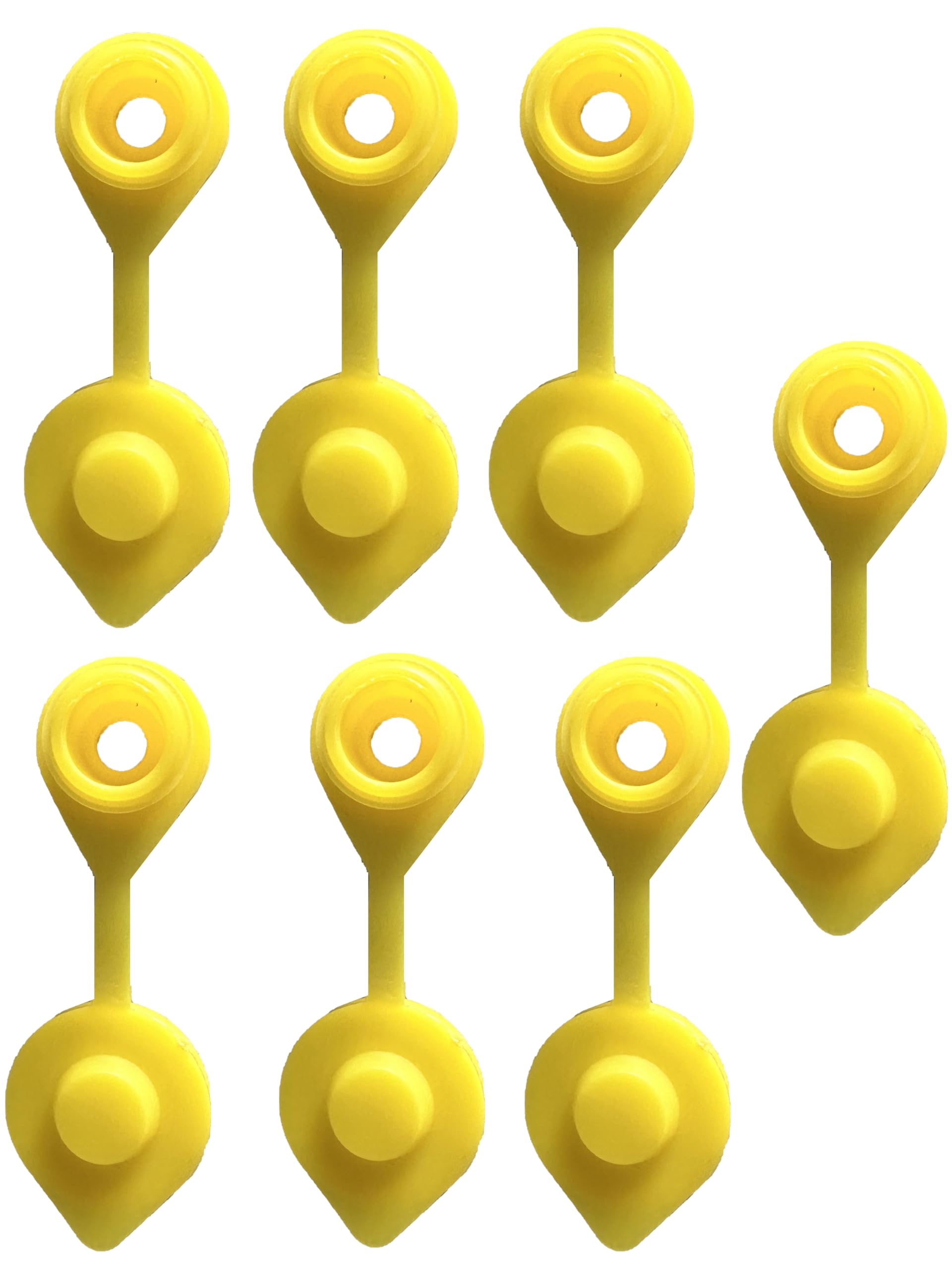 7-Pack New Yellow Air Breather Fuel Gas Can Jug Vent CAPS with ...