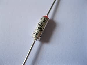 100 Pcs Microtemp Thermal Fuse 185℃ TF Cut-off 10A 250V Skywalking ...