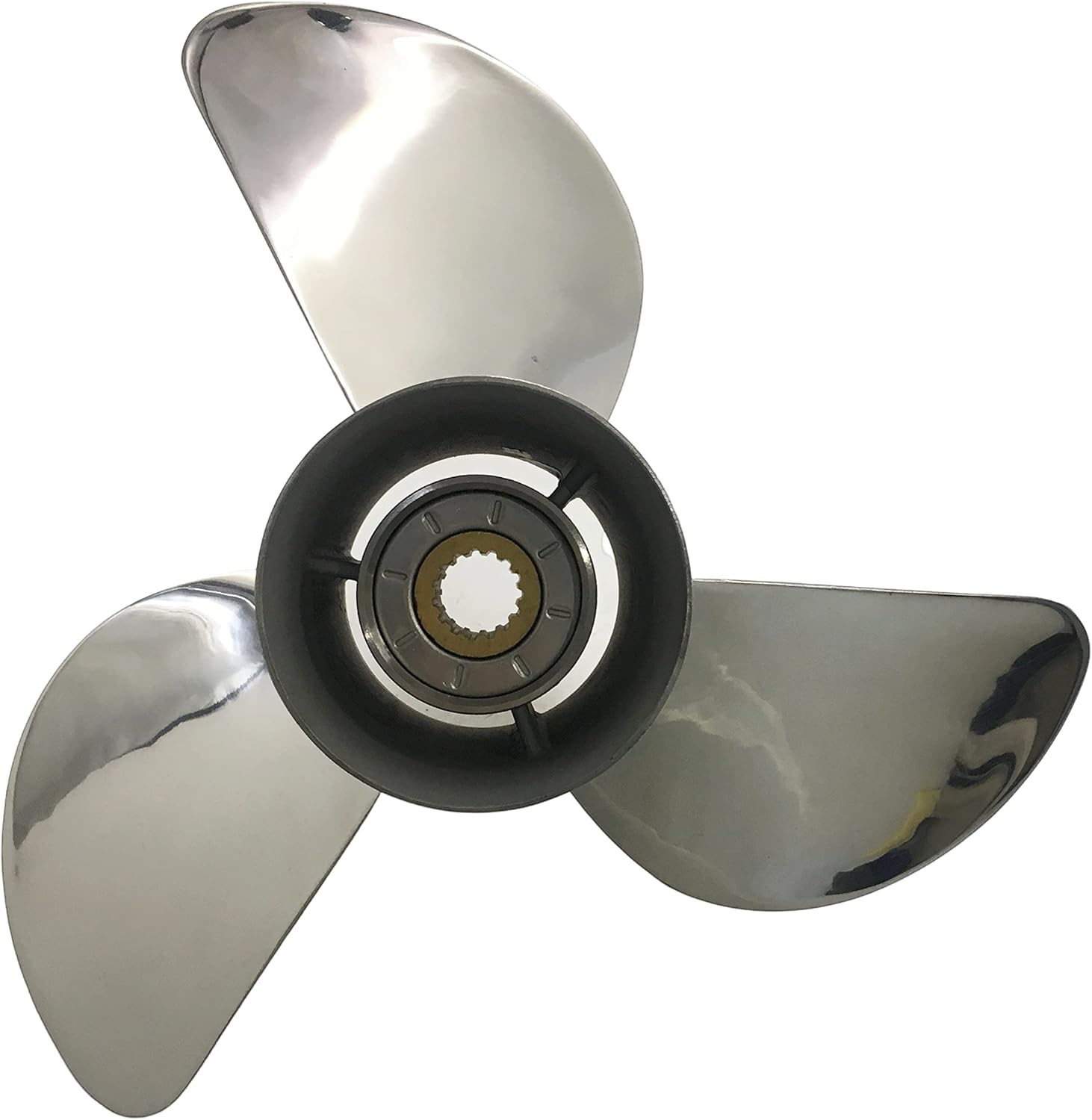 Propeller 14x21 for Yamaha Outboard 3 Blades Stainless Steel Prop 15 ...