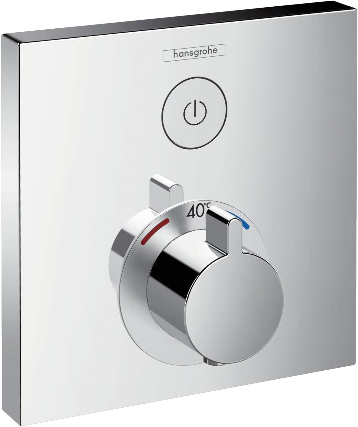 hansgrohe ShowerSelect thermostatic mixer, for 1 outlet, chrome ...