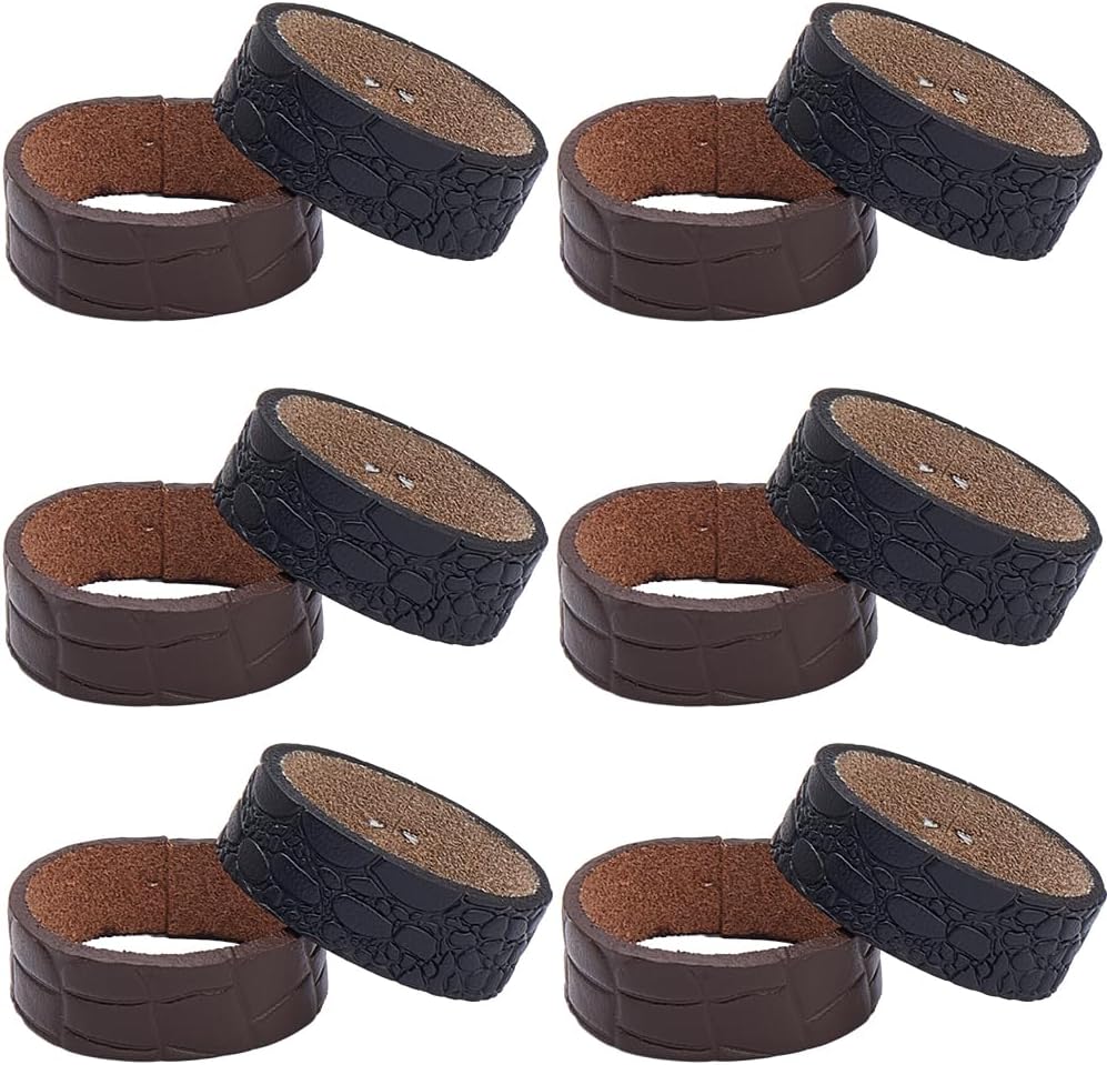 Amazon.com: GORGECRAFT 12Pcs 2 Colors Cowhide Belt Loop Keeper Leather ...