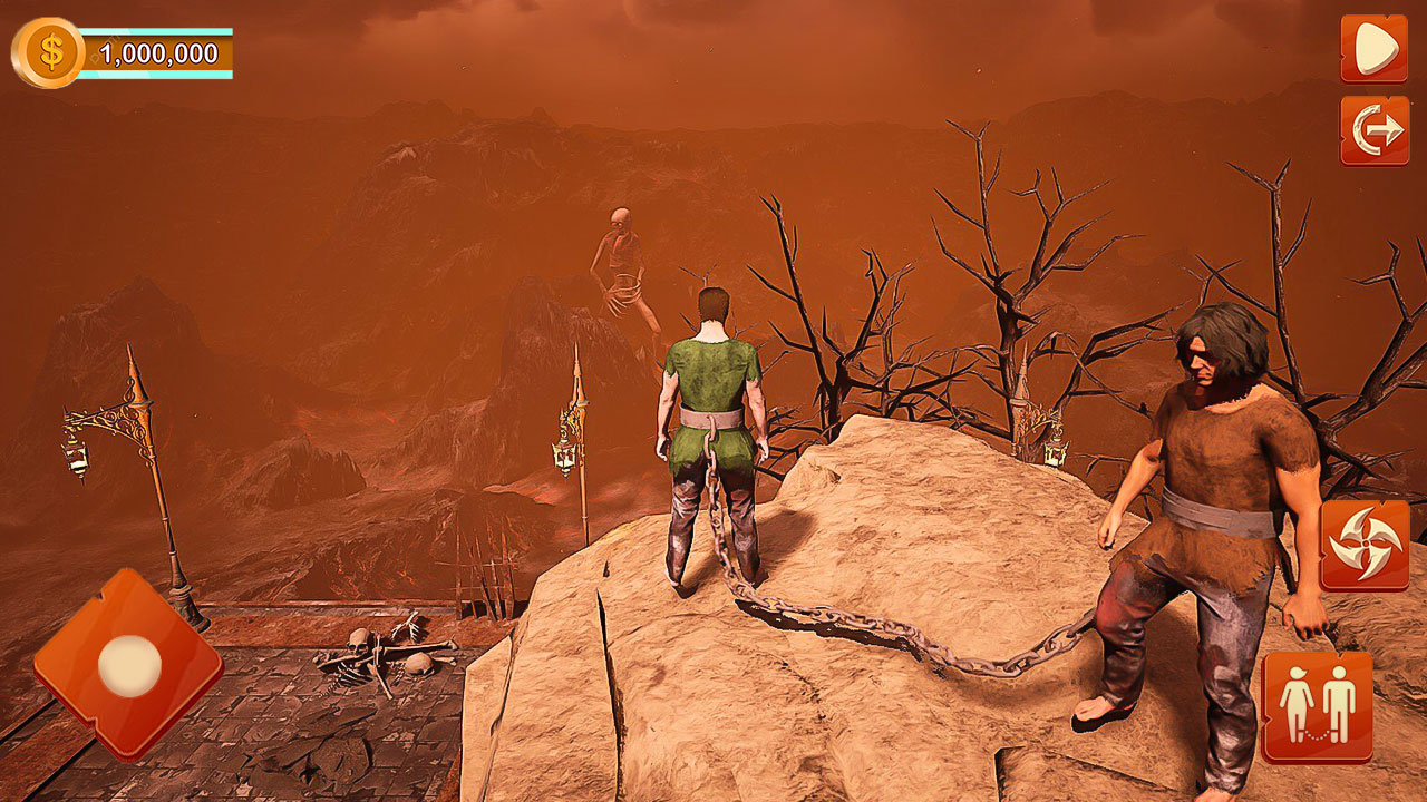 Chained Together Company Simulator Games 3D: Chained AI Jump Simulator ...