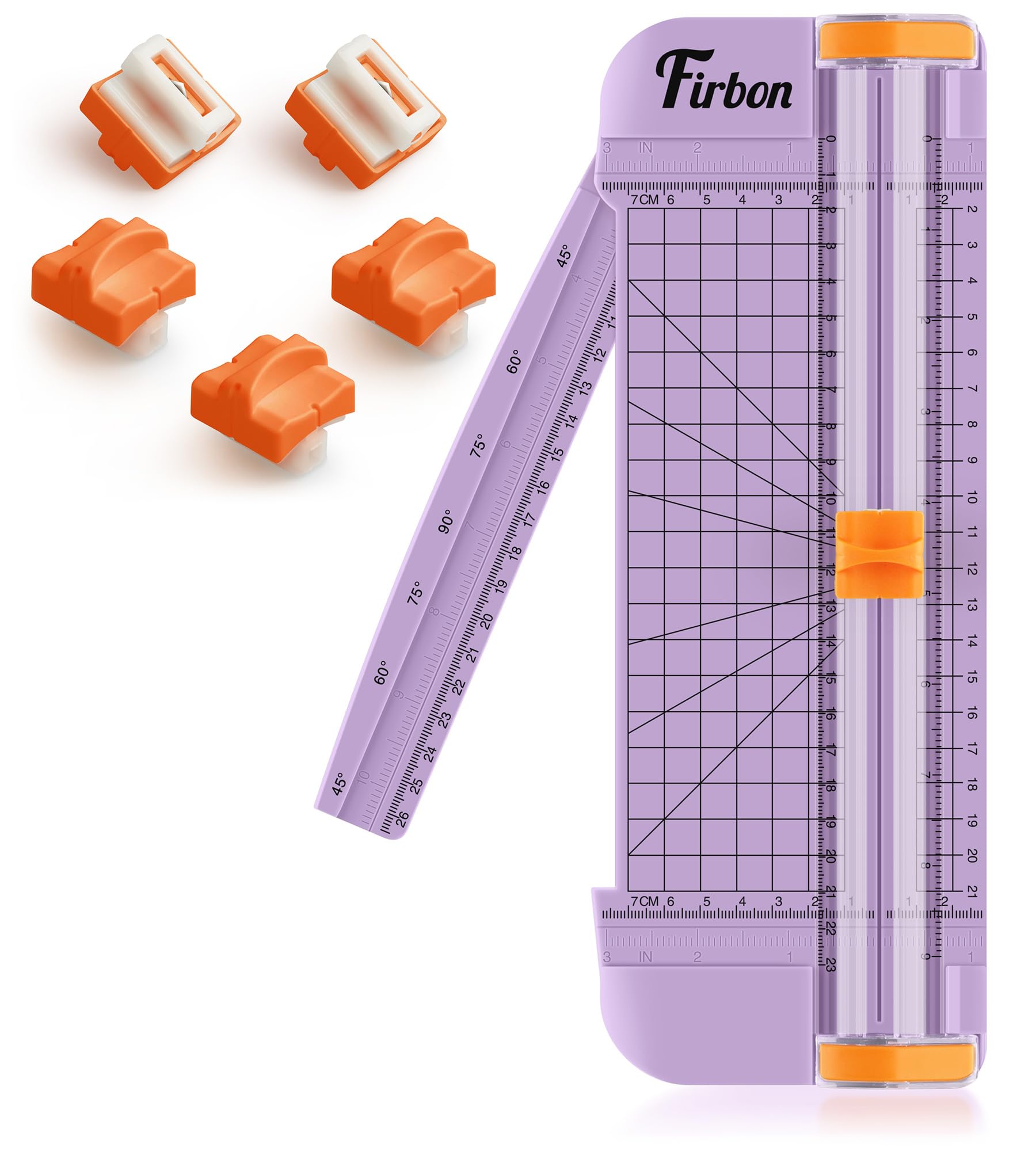 Craft Paper Trimmer Firbon 3-in-1 Paper Cutter - A5 Size Trimmer With ...