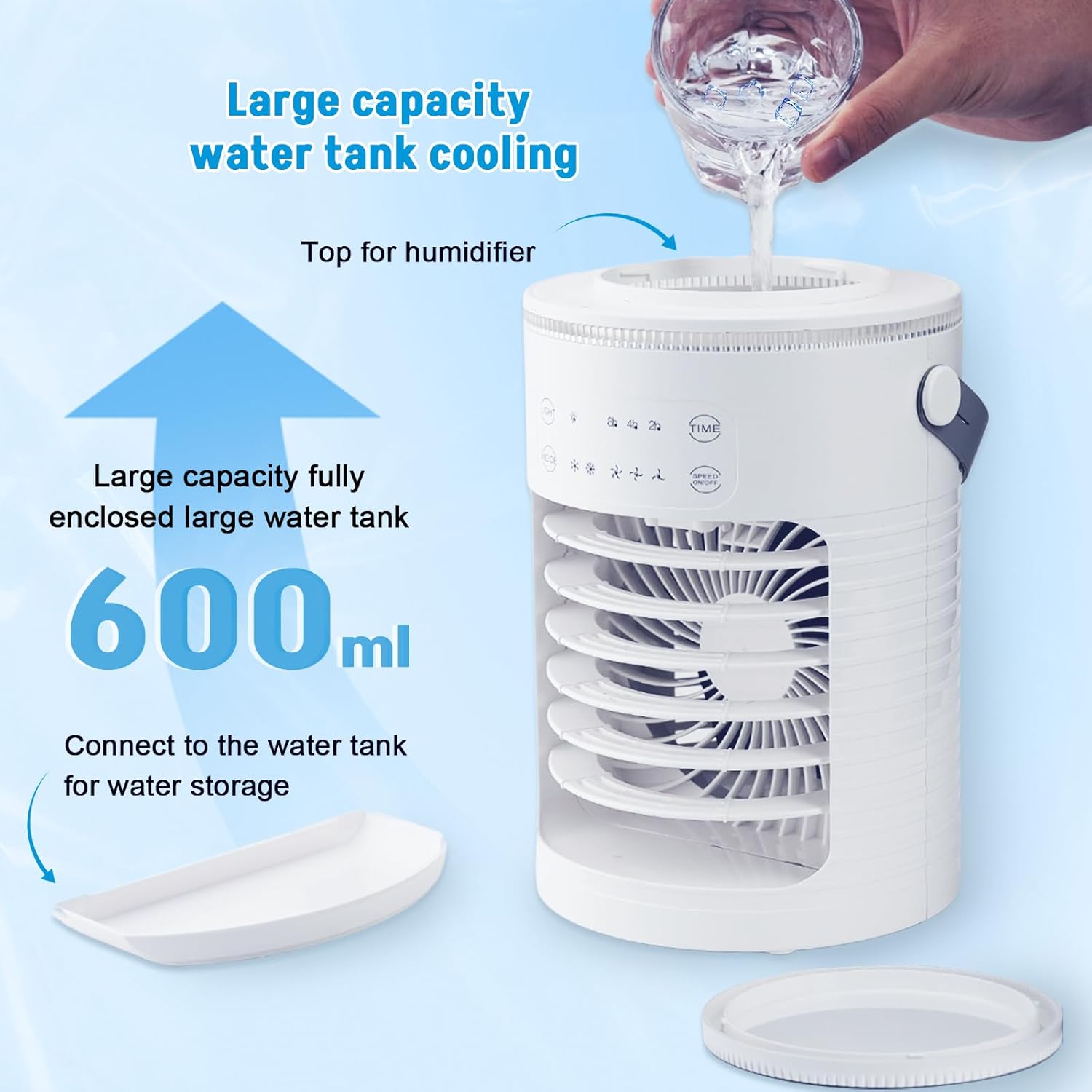 Portable Air Conditioners Fan,3 Speeds Rechargeable Philippines | Ubuy