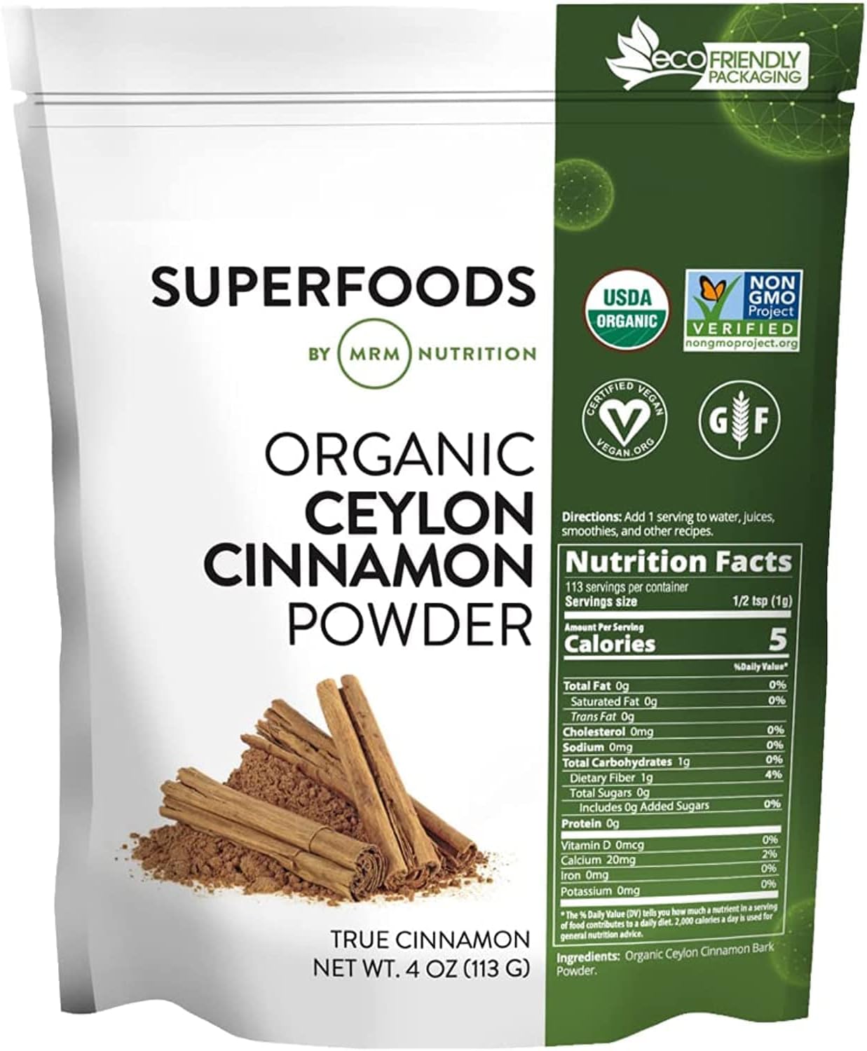 Amazon.com: VELOTO Ceylon Cinnamon Powder Organic Cinnamon Powder ...