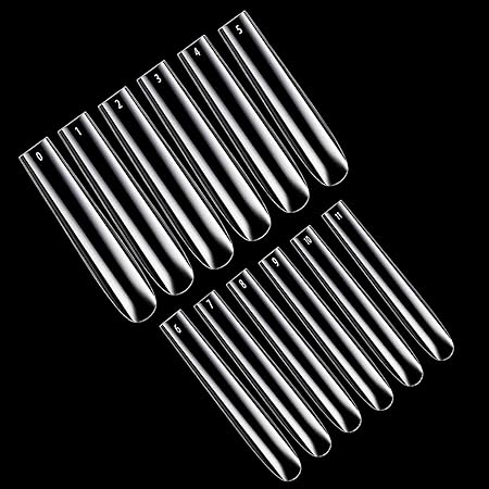 Amazon.com: gootrades 3XL Tapered Square Full Cover Nail Tips,360Pcs ...