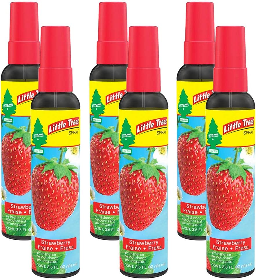 Amazon.com: Little Trees UPS-06312 Strawberry Automotive Air Freshener ...