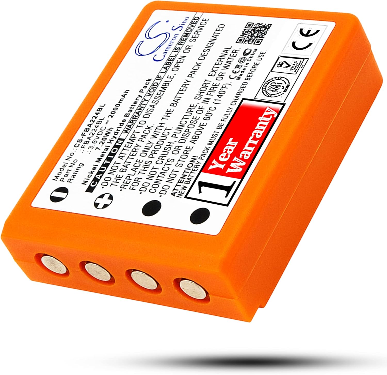 Amazon.com: Estry BA223000 Reemplazo de batería para HBC Radiomatic ...