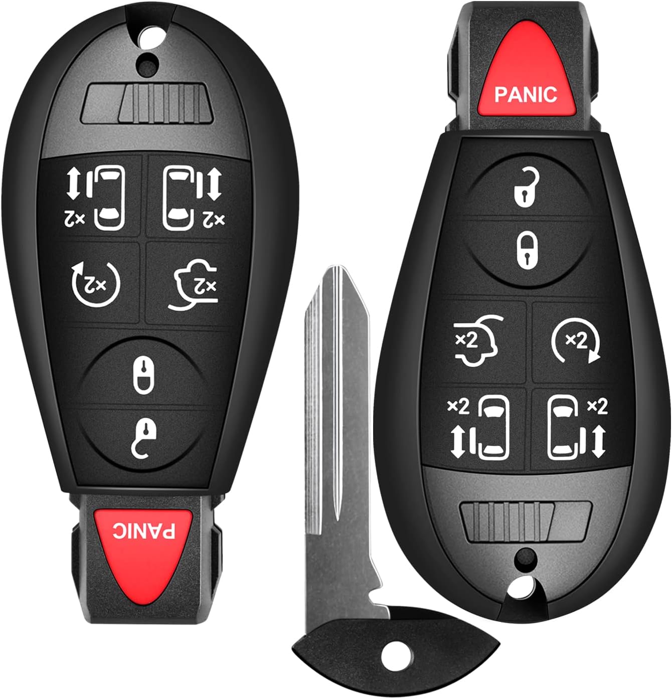 Amazon.com: Key Fob Replacement for Chrysler Town and Country/Dodge ...