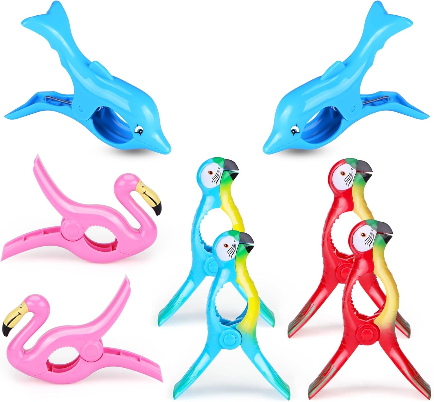 Amazon.com: 8 Pcs Towel Clips for Beach Chairs, Beach Towel Clips Jumbo ...