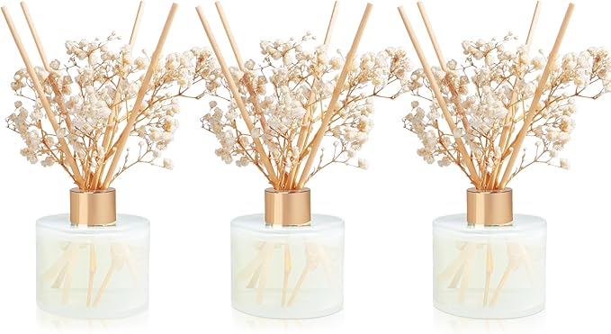 Amazon.com: YISOWUH Reed Diffuser Set, 5.28oz (150ml) Fruit Scent ...