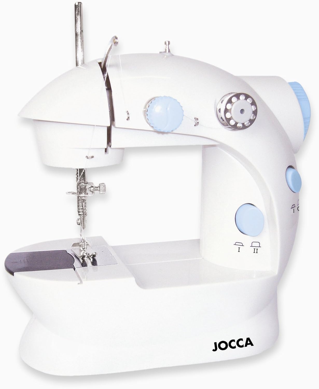 JOCCA Electric Compact Sewing Machine with Double Stitching, 4 bobbins ...
