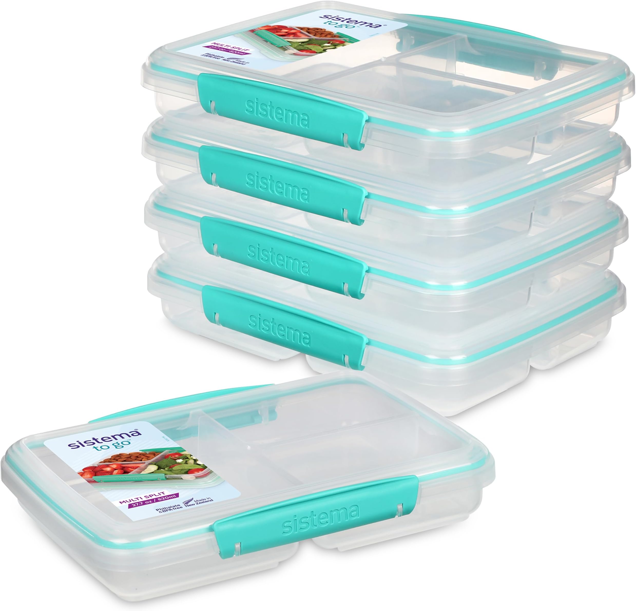 Sistema Bento Cube to Go with Yogurt Pot Food Storage, 168 mm x 186 mm ...