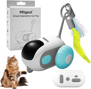 Milgeol Turbo Tail 3.0, Teazys Cat Toy Turbo Tail, Smart Remote Control ...