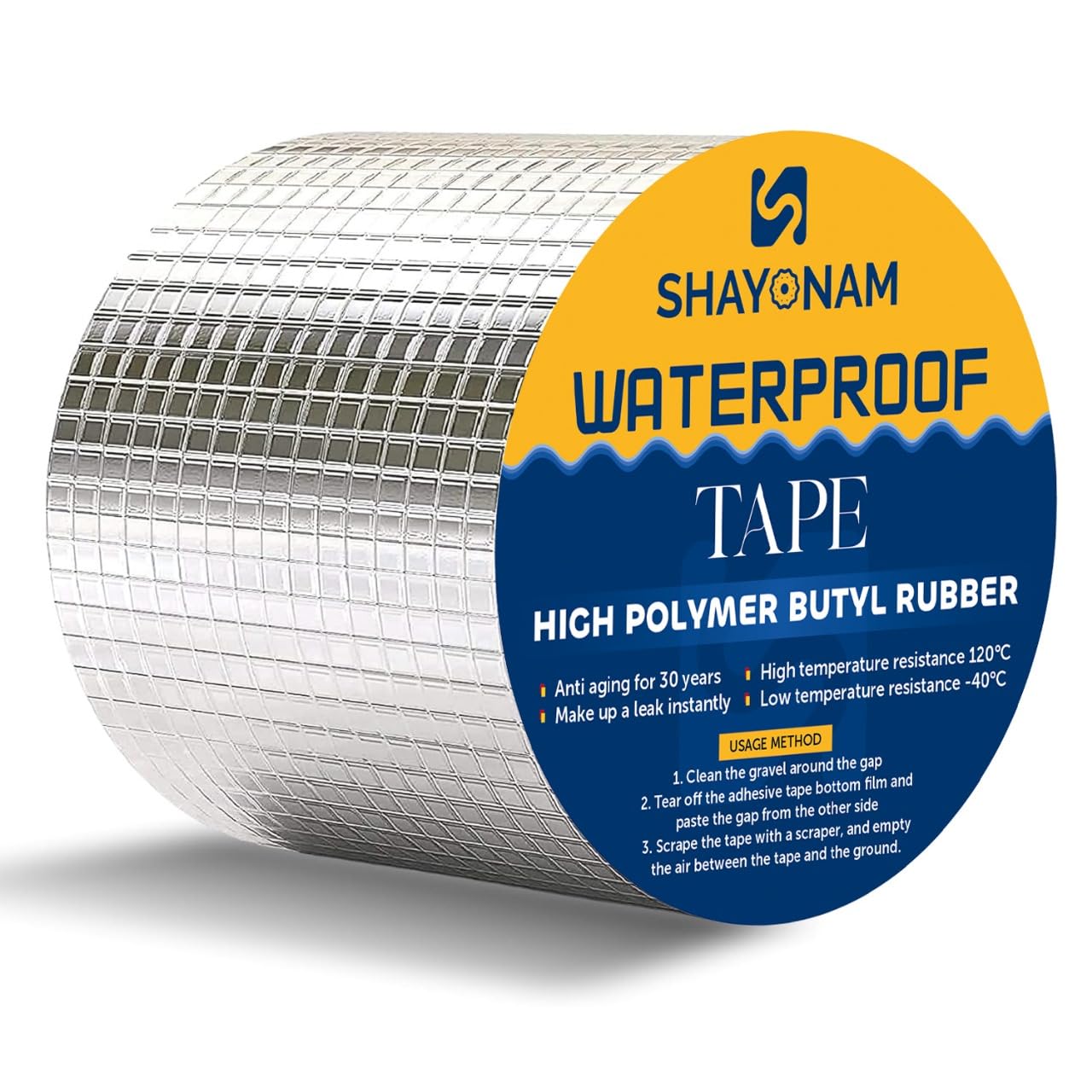 SHAYONAM Super Strong Adhesive Waterproof Permanent Repair Aluminum ...