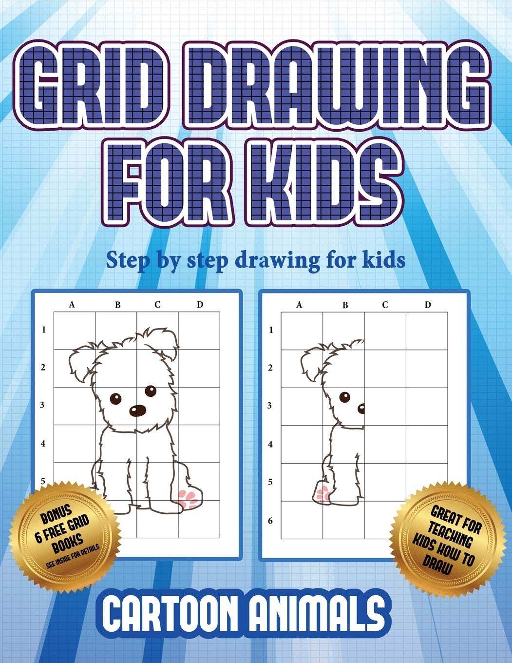 Buy Step by step drawing for kids (Learn to draw cartoon animals): This ...