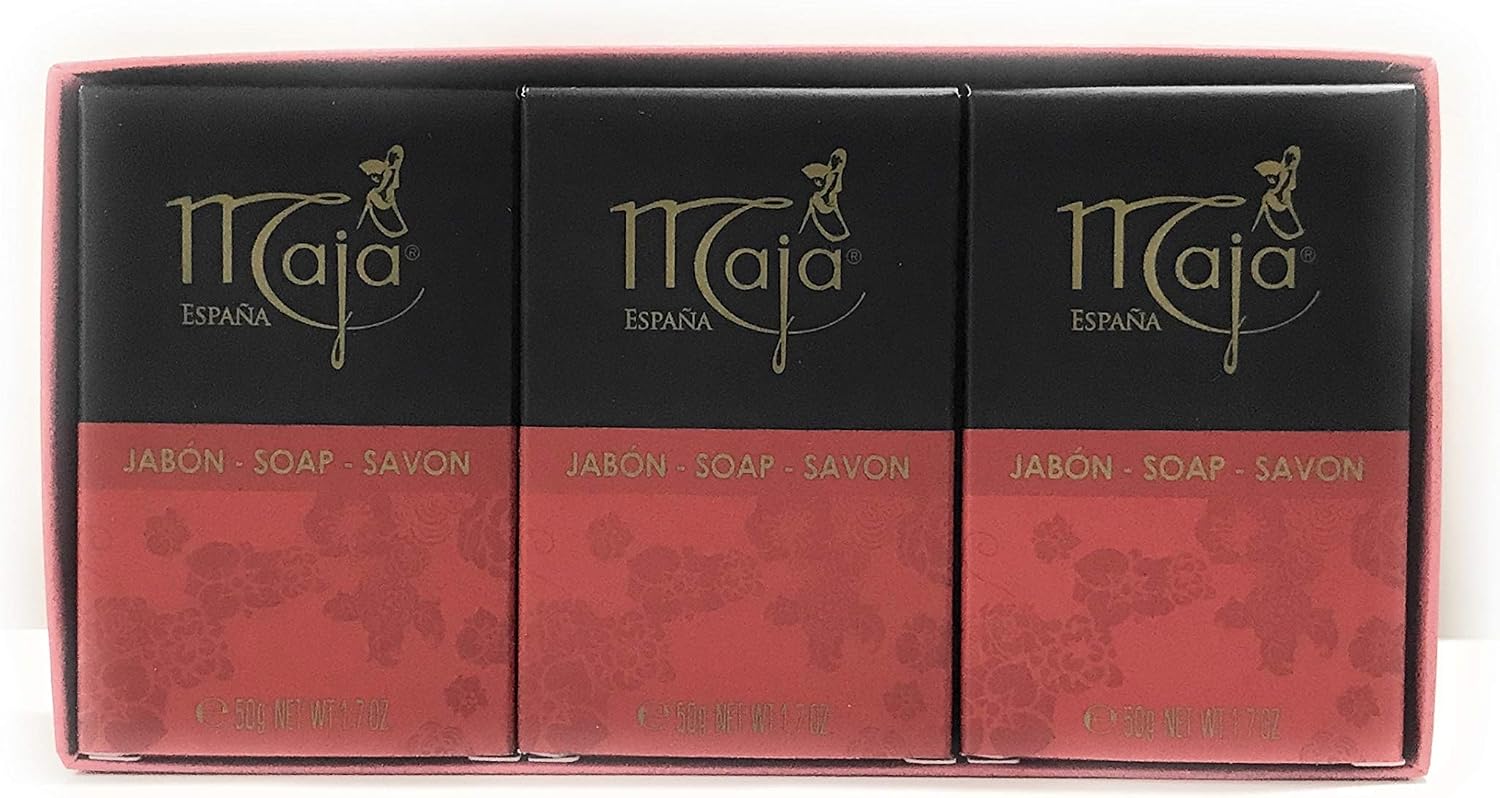 Maja by Myrurgia Rectangular Soaps 3x 50g : Amazon.co.uk: Beauty