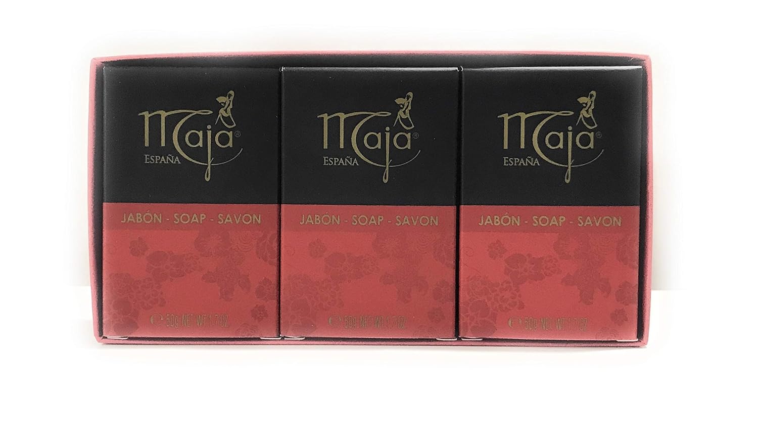 Amazon.com : Maja, Perfumed Bar Soap Set, 3x (50 grams Net Wt 1.7ounce ...
