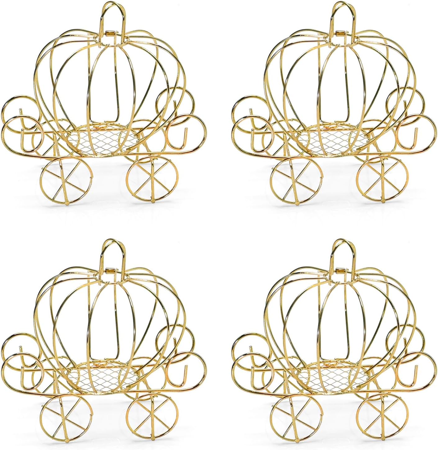 Amazon.com: 4Packed Mini Cinderella Carriage Candy Box, Halloween ...