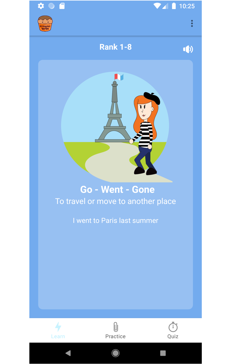 Irregular Verbs - App on Amazon Appstore