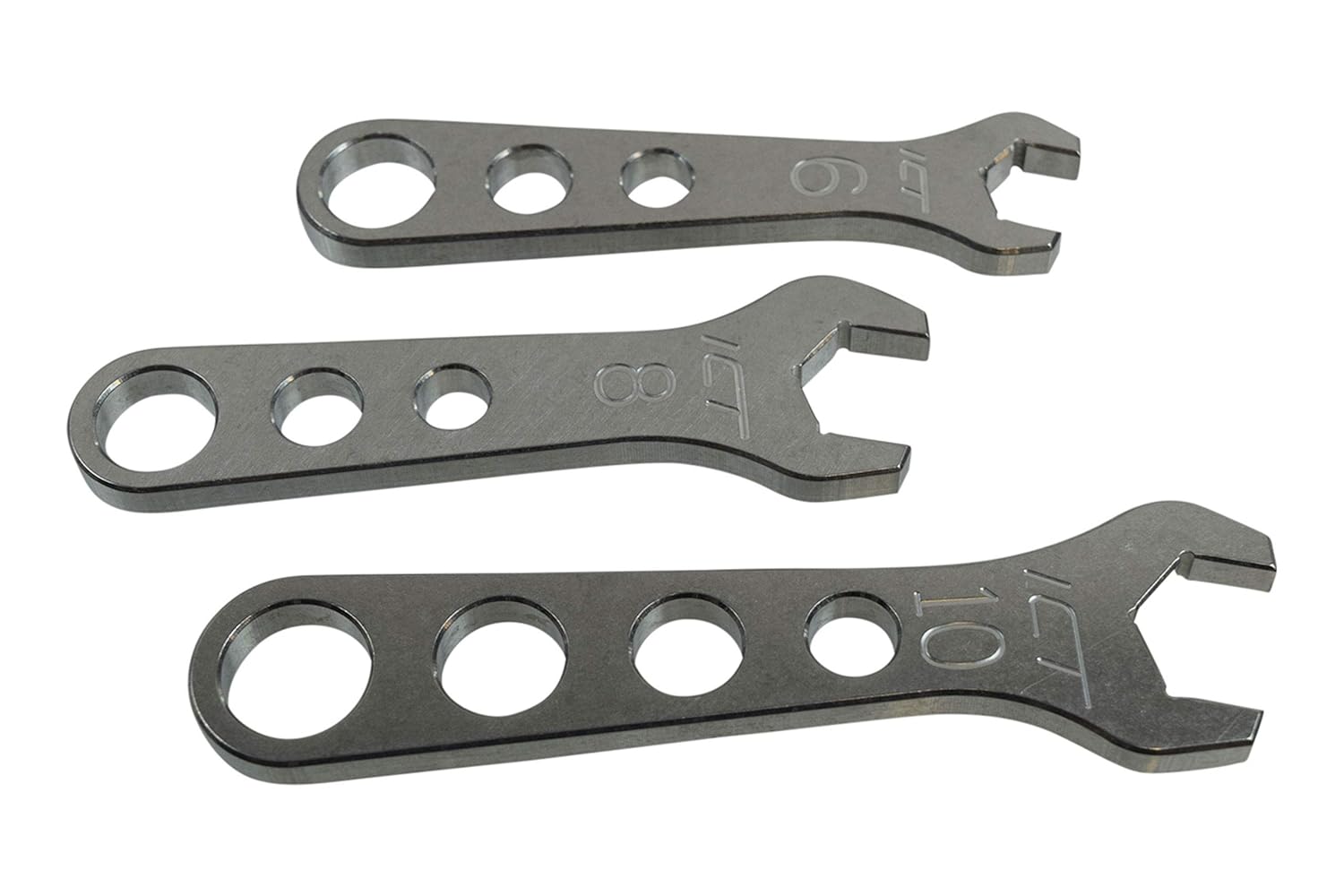 3pc Billet Aluminum Wrench Set 6 8 10 an Fitting Wrenches, 551470 ...