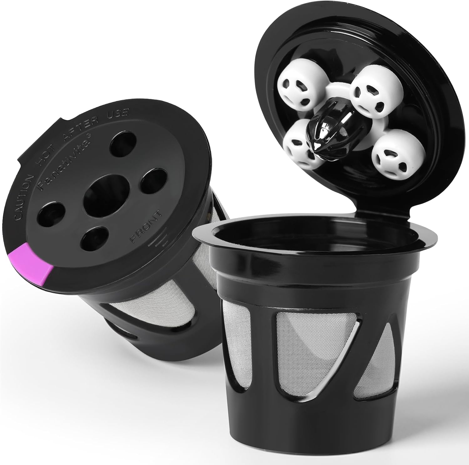 Amazon.com: Reusable K Cups for Keurig, 2-Pack Universal K CUP ...