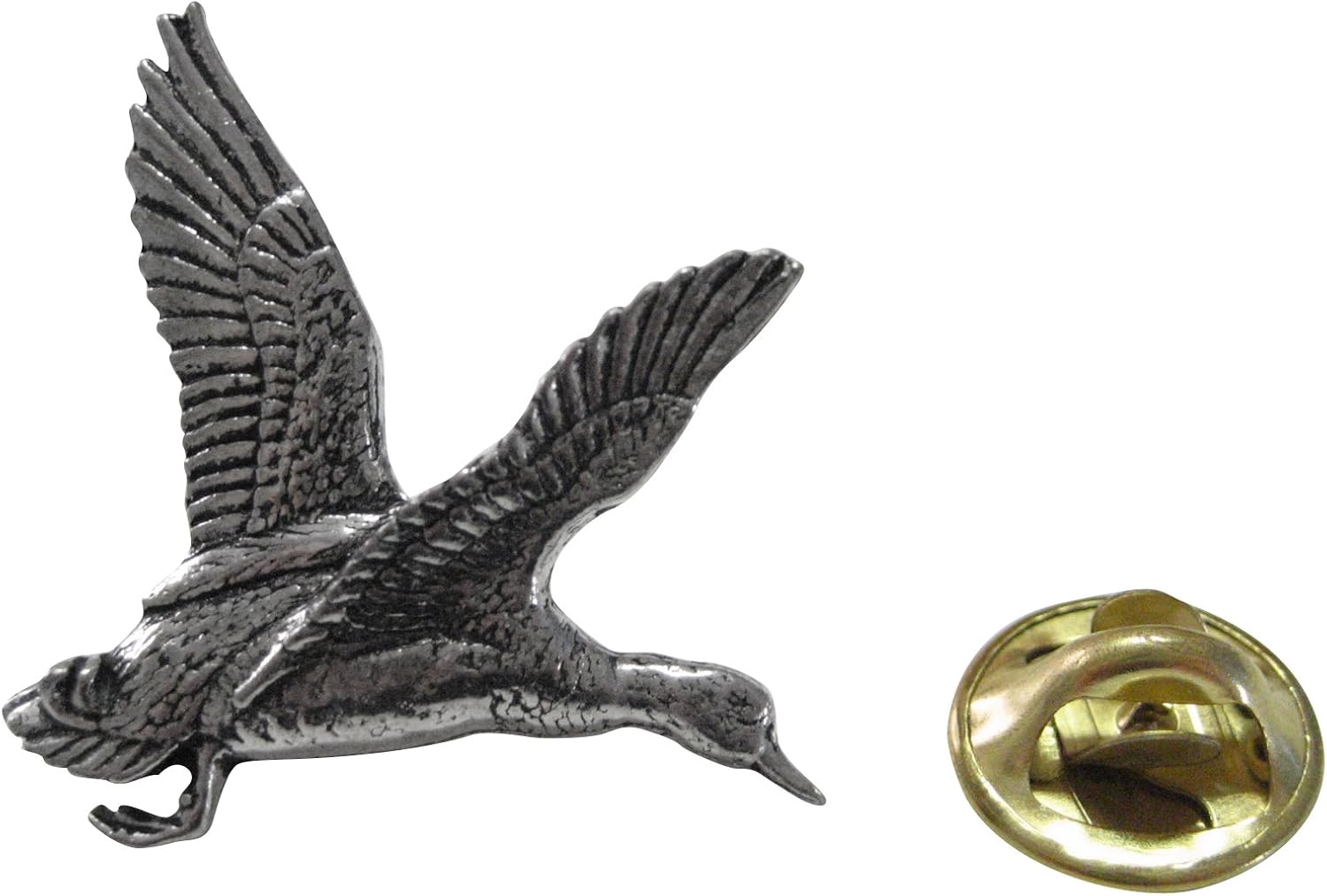 Amazon.com: Flying Mallard Duck Lapel Pin : Clothing, Shoes & Jewelry