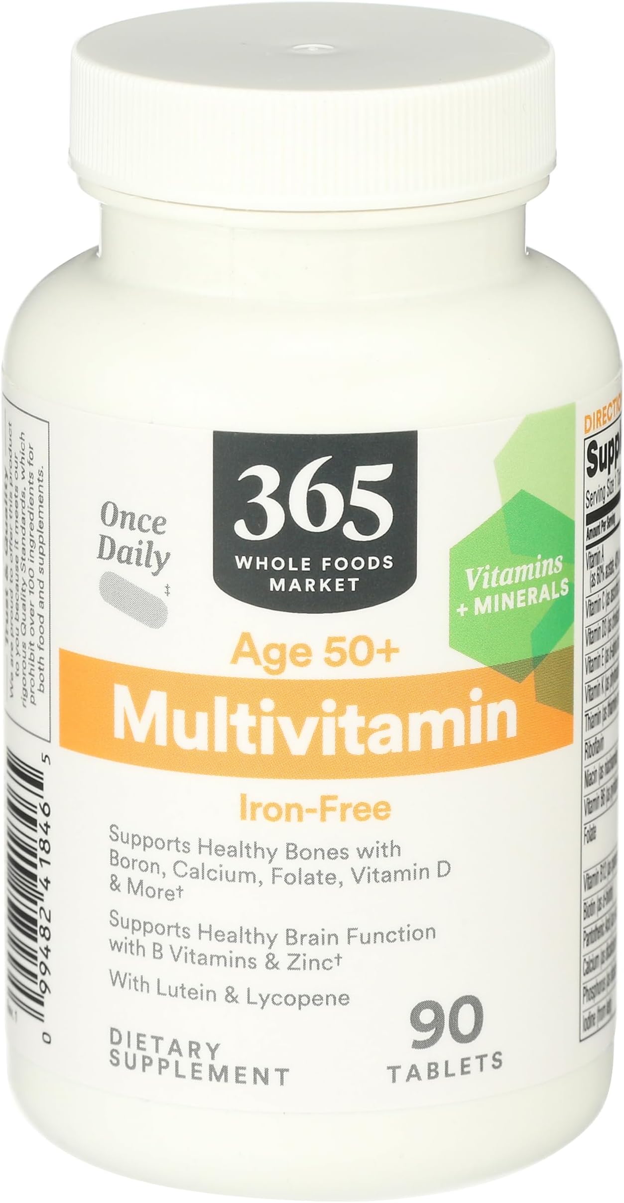 Amazon.com: 365 by Whole Foods Market, Multi Mature One Daily, 90 ...