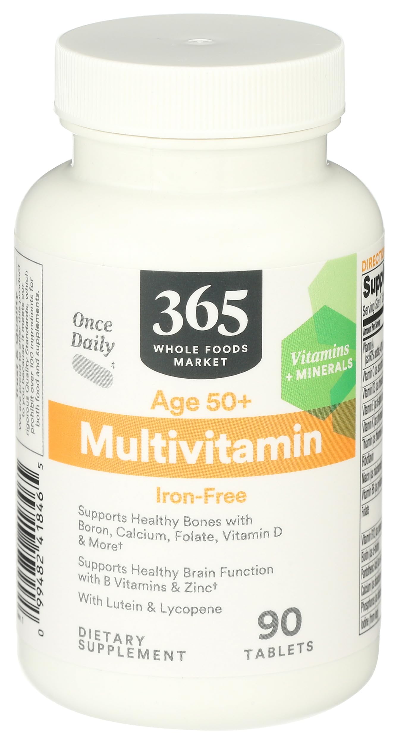 Amazon.com: 365 by Whole Foods Market, Multi Mature One Daily, 90 ...