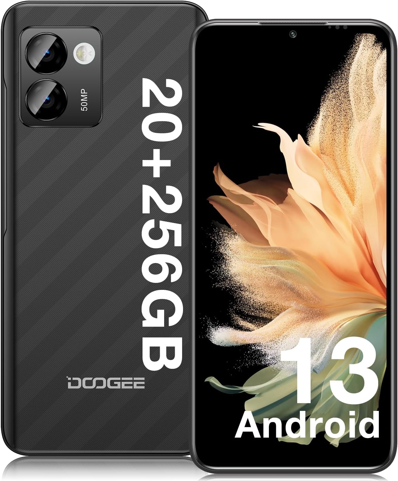 DOOGEE N50PRO Android 13 Smartphone [2024], 20GB+ 256GB Telefono ...