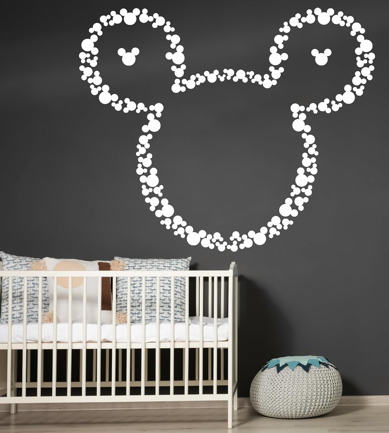 Amazon.com: COCODECO Mouse Silhouette Wall Decals Little Mouse Wall ...