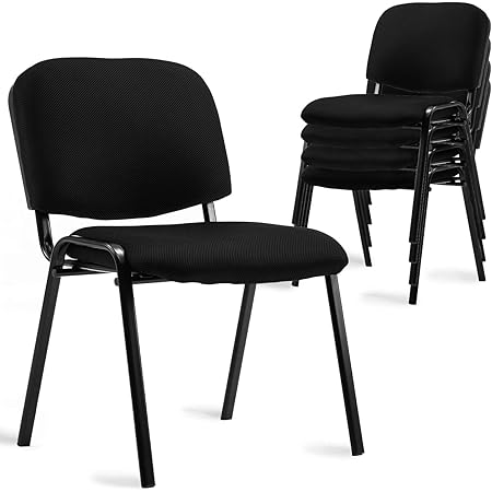 Amazon.com: Stacking Chairs, Low Back Stackable Chairs with Mesh ...