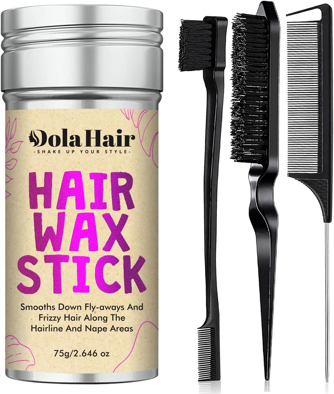 Amazon.com: Dolahair Hair Wax Stick - Flyaway Control and Styling ...