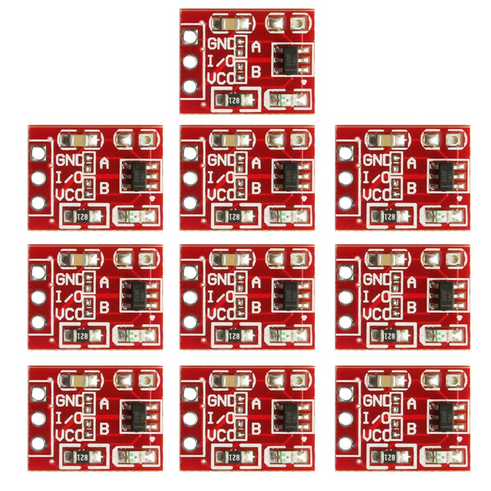 10pcs Ttp223 Capacitive Touch Switch Button Self Lock Module Industrial And Scientific