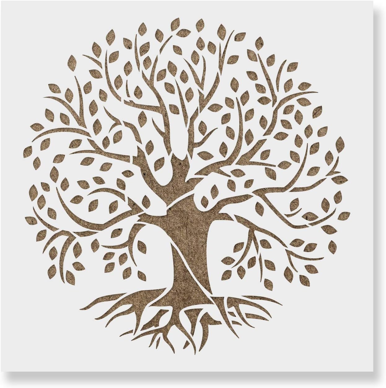 Amazon.com: Yggdrasil Tree of Life Stencil - Tree Stencil, Oak Tree ...