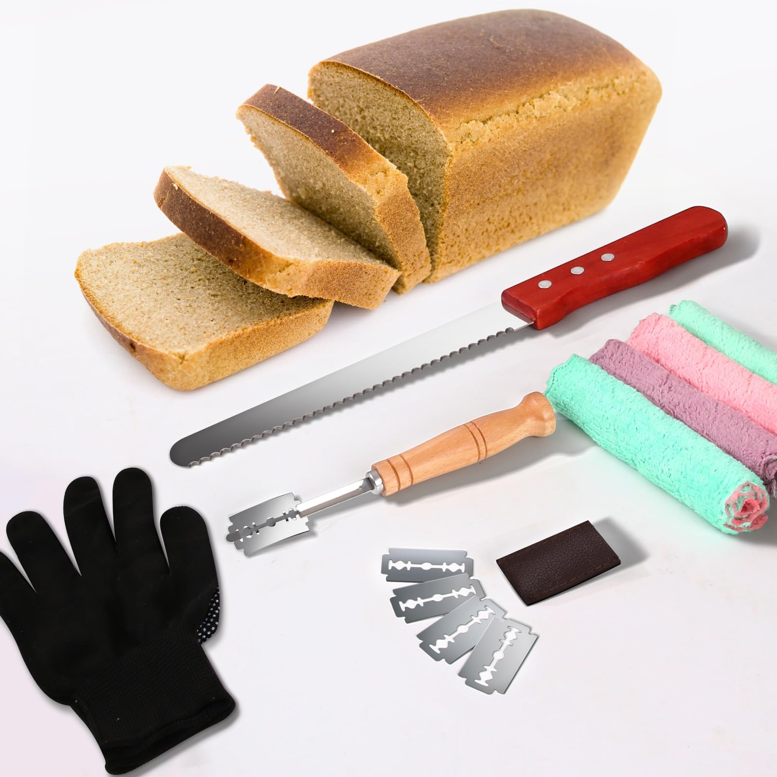 Amazon.com: COJOSQC Baker's Essential Sourdough Baking Supplies Set ...