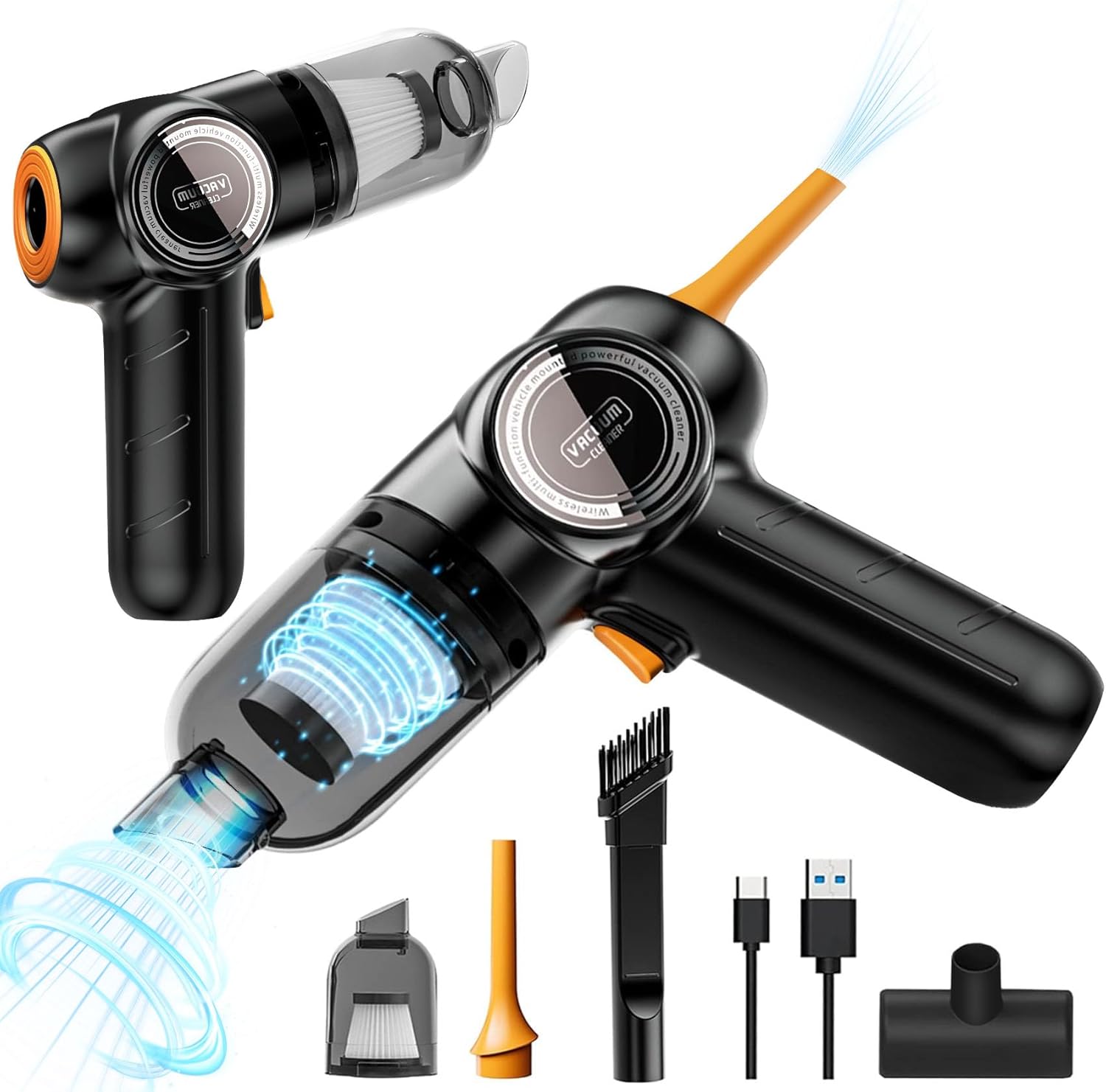 Amazon.com - Car Vacuum Cleaner High Power,9000PA Mini Wireless ...