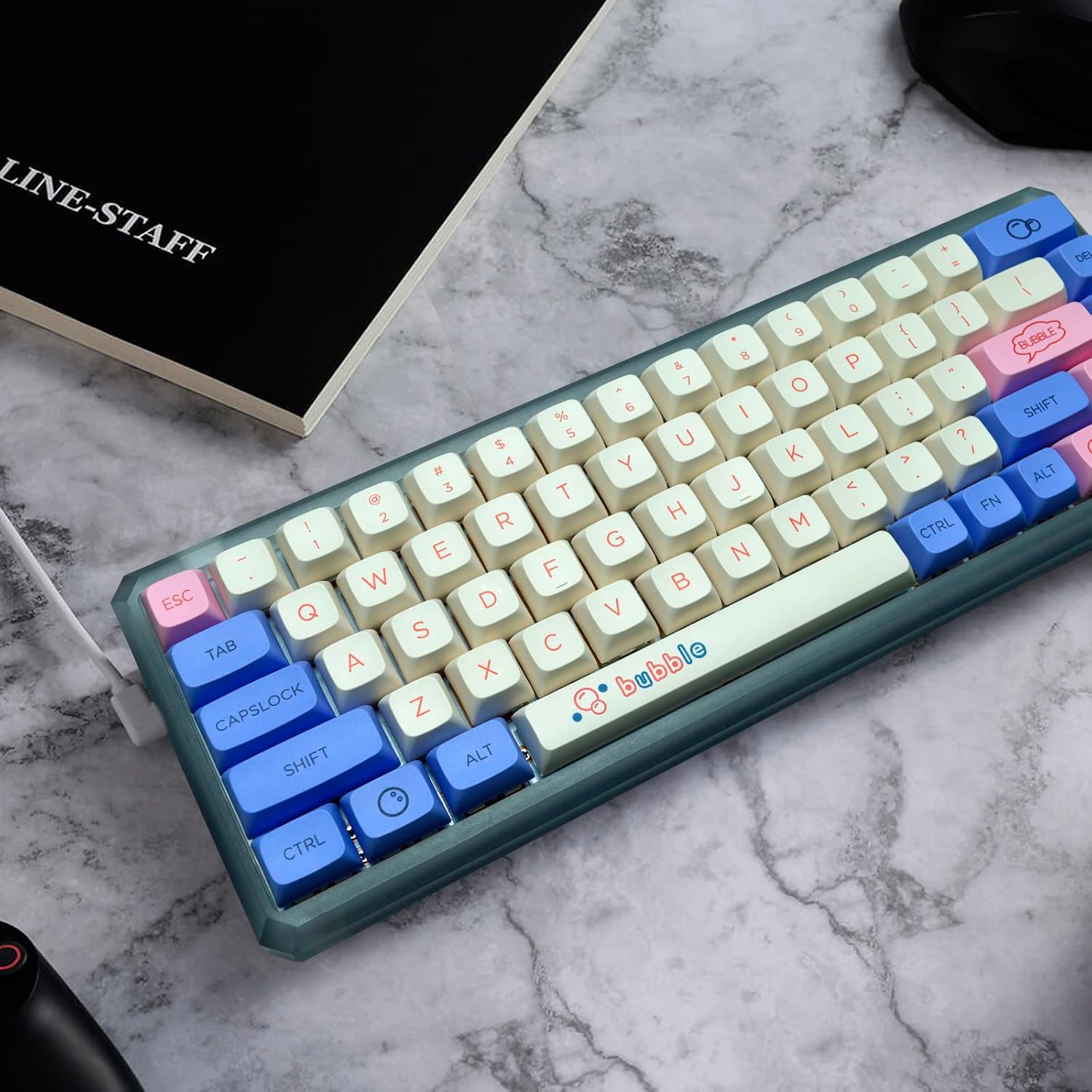 Amazon.com: i Maifu Ray Keycaps,PBT keycap Set, XDA Profile keycaps for ...